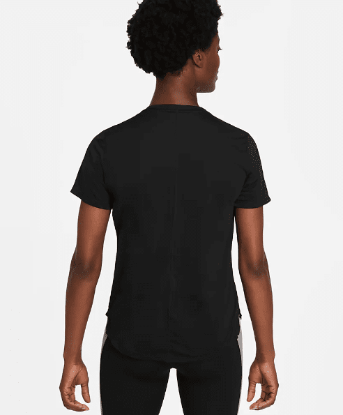 NIKE driFIT One Short Sleeve Top Black Women