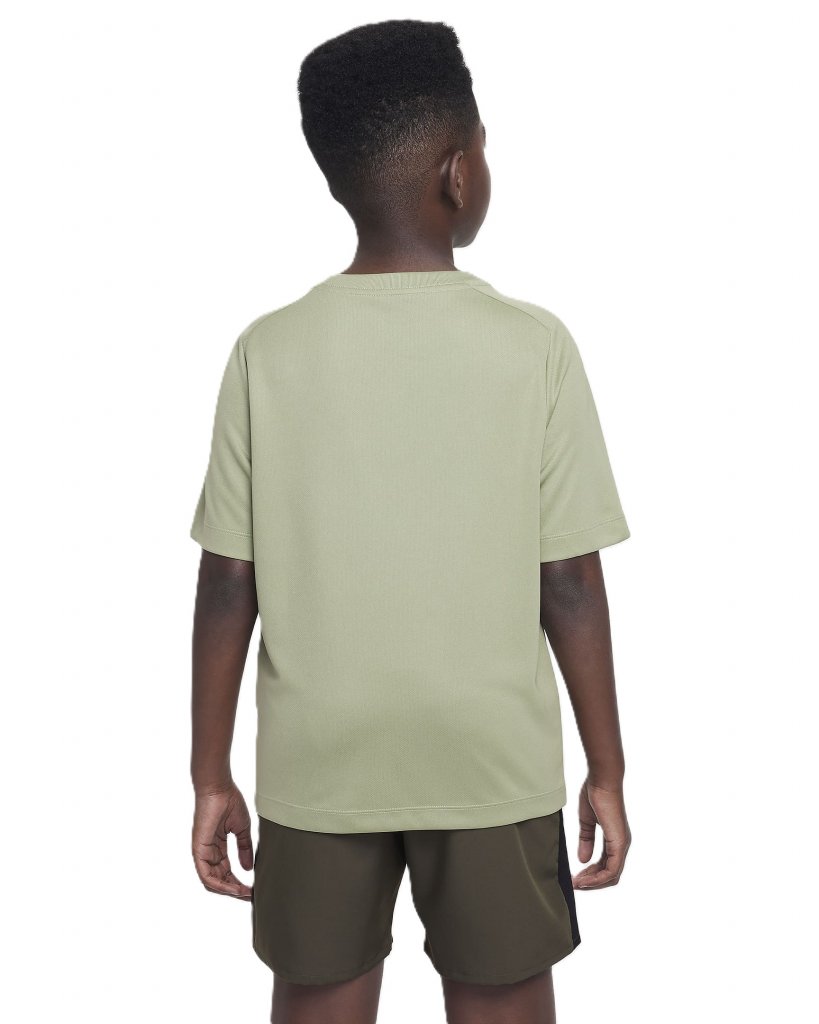 Nike Multi dri-FIT Olive Green Tee Jr