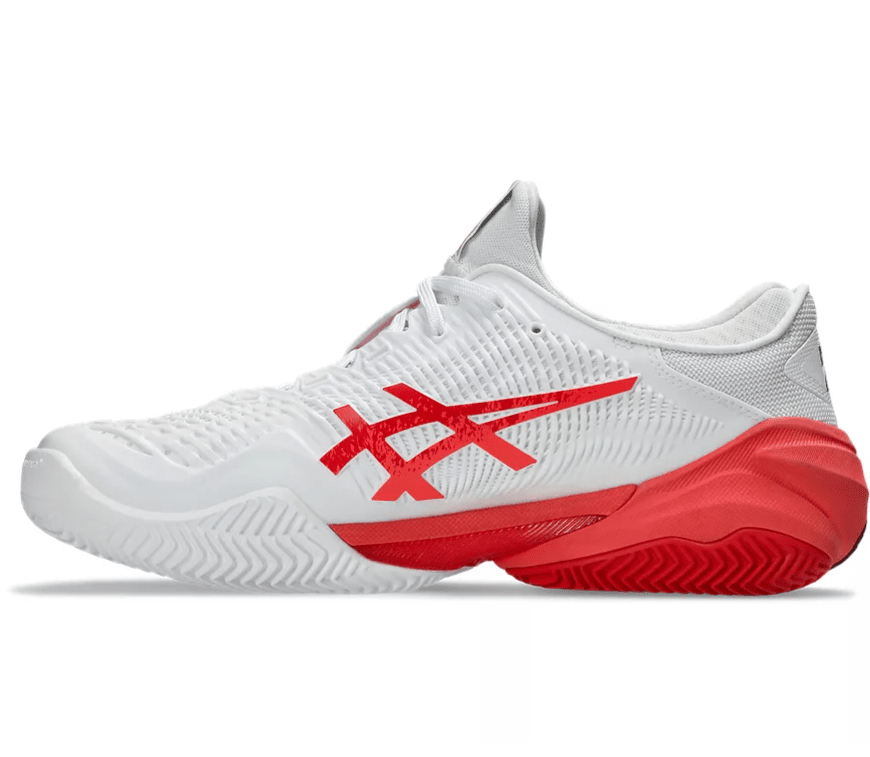 Asics Court FF 3 Novak White/Red Clay Mens - 2025